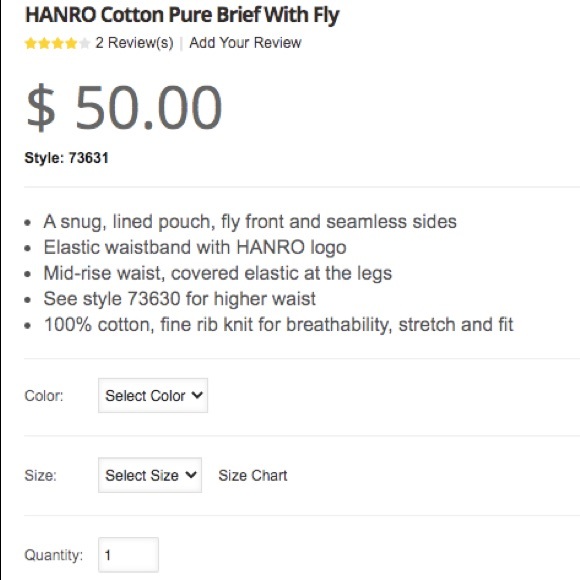 Hanro | Underwear & Socks | Mens Briefs Hanro From Switzerland | Poshmark